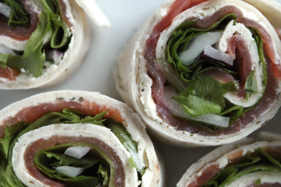 Norwegian Smoked Salmon Wraps