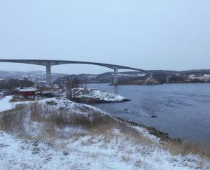 A Visit to Snow-Coated Saltstraumen