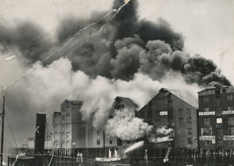 Trondheim In Flames - Incredible Archive Photos From Norway