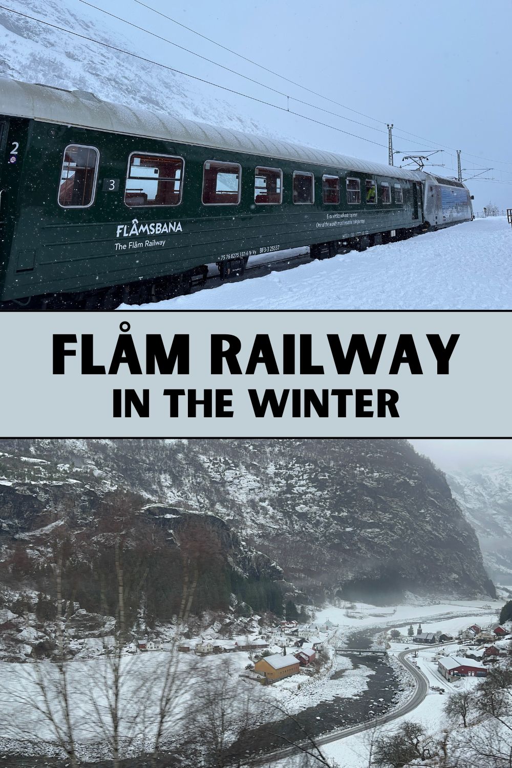 Flåm Railway in the Winter - Life in Norway