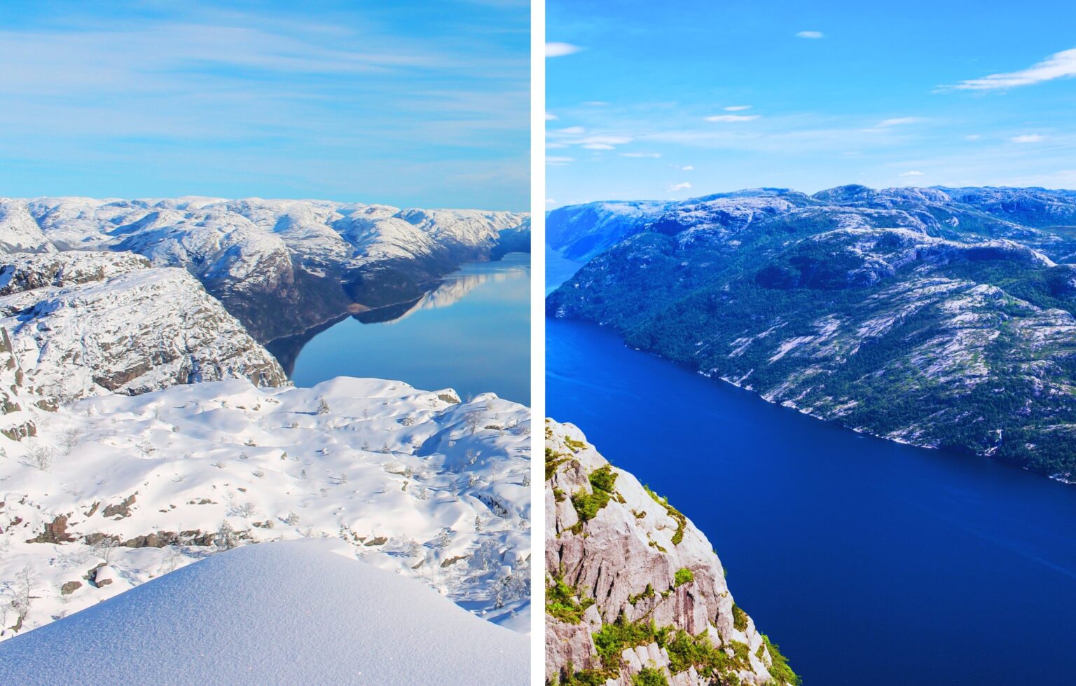 Winter vs. Summer in Norway Travel Hotspots - Life in Norway